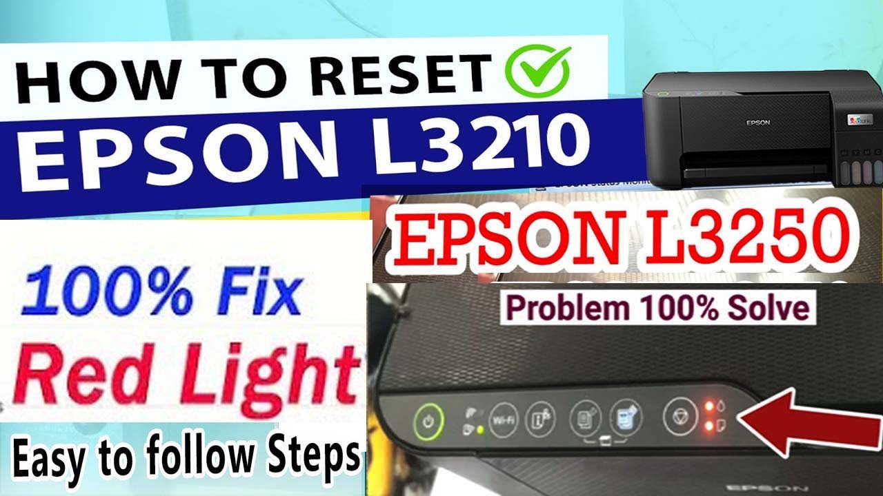printers ink pad is at the end of its service life || How To Reset ...