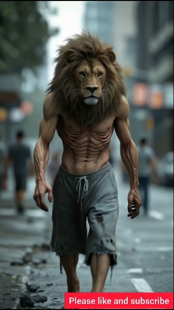 weak lion struggle story" 😔 cats Ai Network #cat #kitten #shorts # ...