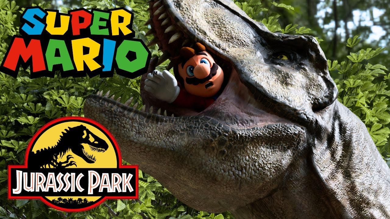T-Rex Chase Super Mario | Jurassic Park Fan Movie - YouTube