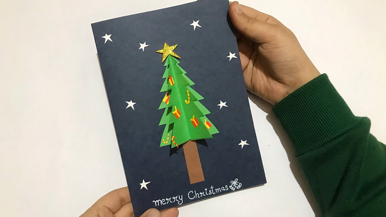 Beautiful Handmade Christmas Greeting Card| DIY Christmas Card ...