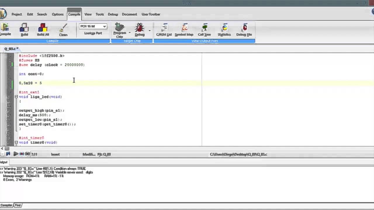 Aula 08 - Microcontroladores - Timer - Prática 2 - YouTube