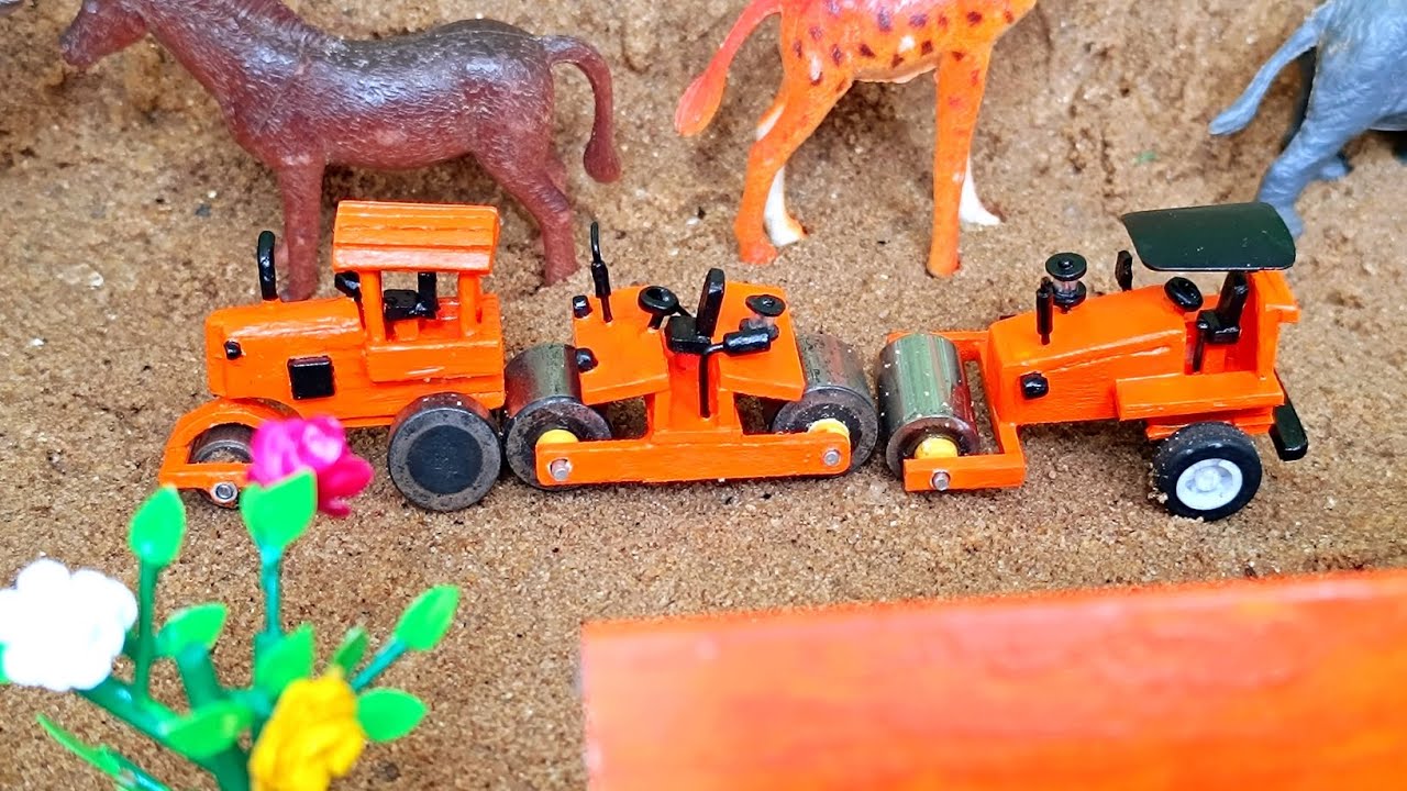 🤏🤏🤏🏡 made 3 types road roller toys 🧸🤏@BoomiPuthiran - YouTube