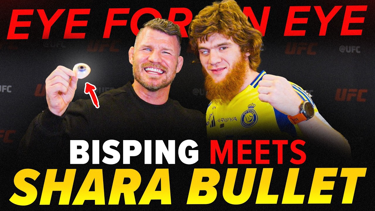 BISPING meets SHARA BULLET - 'Eye For An Eye!' 👀 | UFC Saudi Arabia ...
