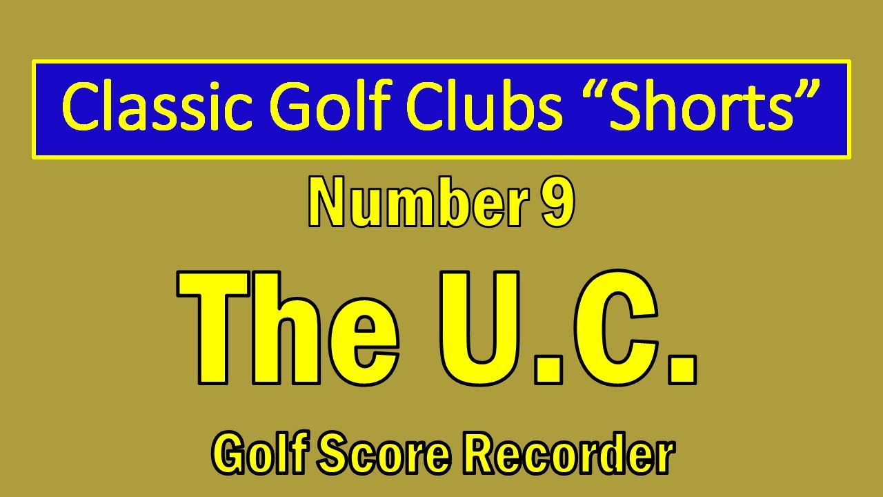 The U.C. Score Recorder, what a handy gadget! #golf - YouTube