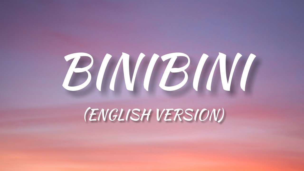 BINIBINI | English Version_Lyrics - | Justin Vasquez Cover #Binibini # ...
