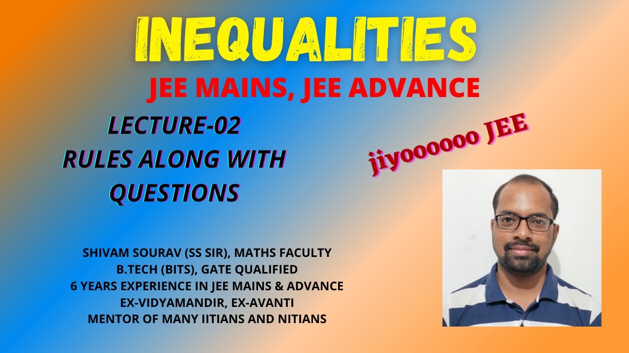 Inequalities|11th|Lecture-2| WAVY CURVE METHOD|rules along with ...