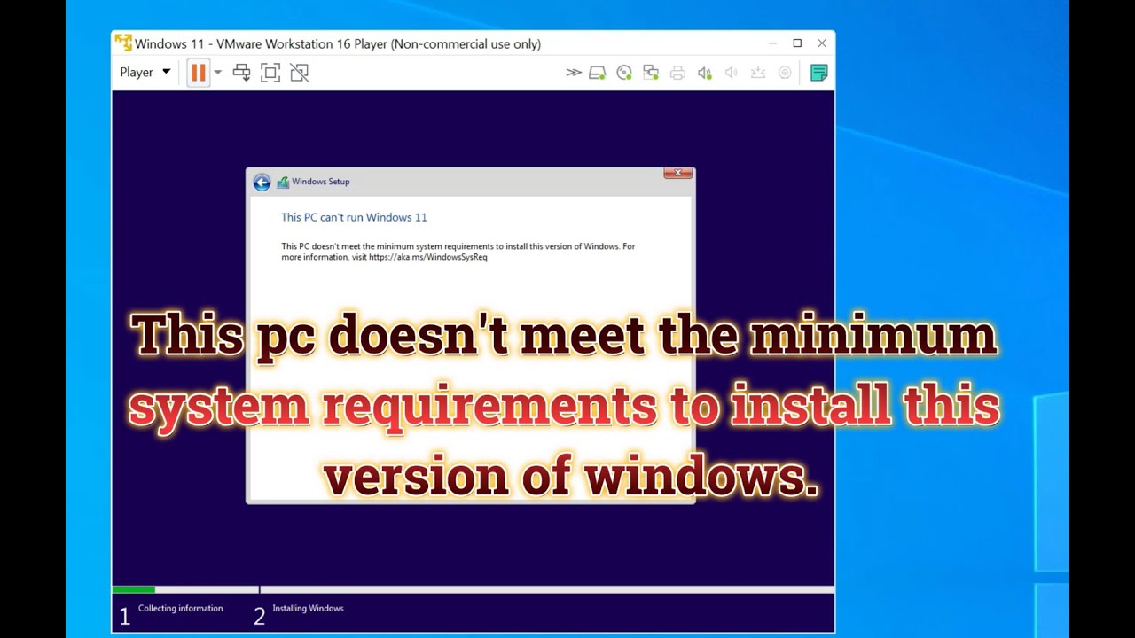 This Pc Doesn t Meet The Minimum System Requirements To Install This This Pc Doesn t Meet The Minimum System Requirements To Install This