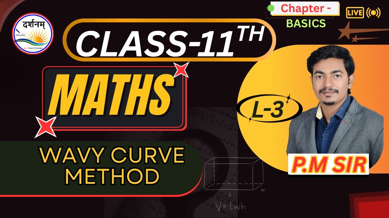 Wavy Curve Method Explained with Questions | Class 11 & 12 Maths | JEE ...