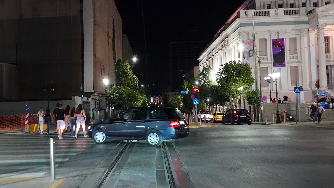 Athens Tram Alstom Citadis Cabview around Piraeus (Line 7) - [412 ...