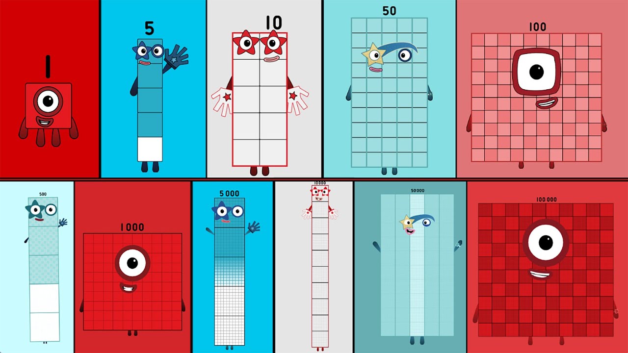 The Ultimate Battle ! Numberblocks Band Re take Ones and Fives up to ...