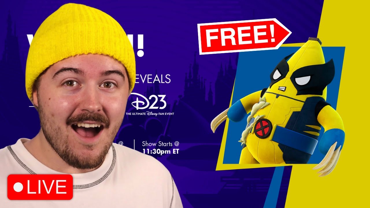 FORTNITE DISNEY D23 LIVE EVENT!! | How to get *FREE* Peelverine Back ...