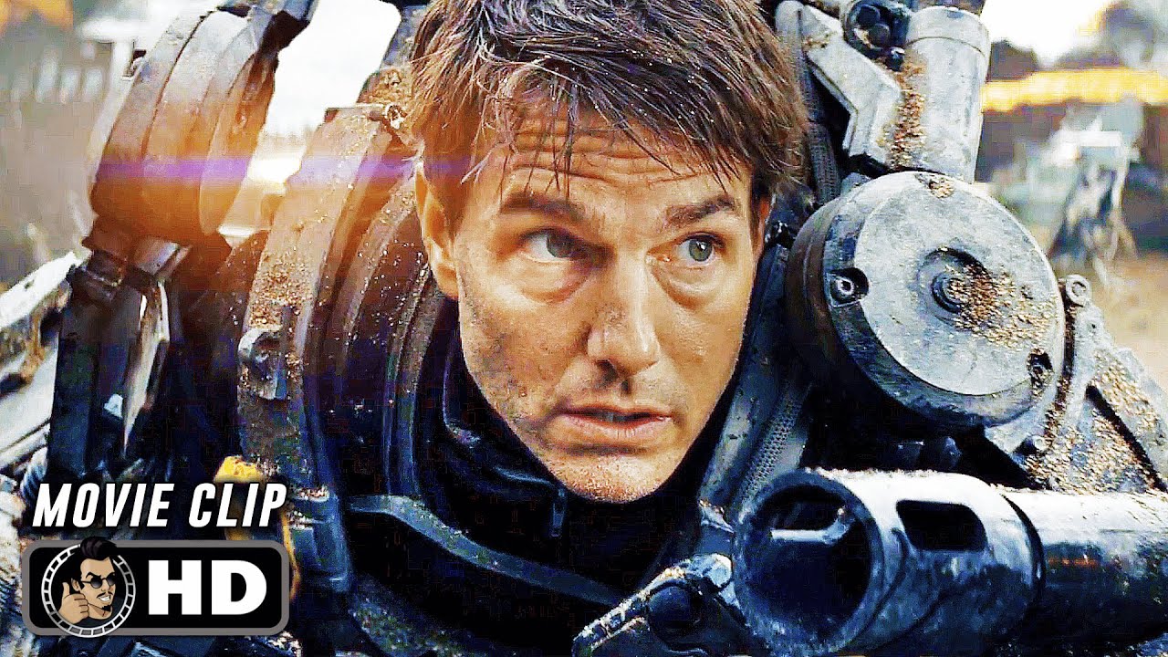 First Battle Scene | EDGE OF TOMORROW (2014) Tom Cruise, Movie CLIP HD ...