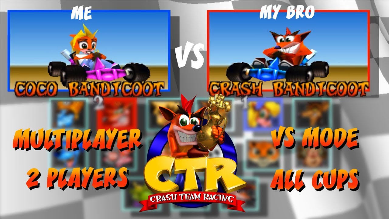 Crash Team Racing Multiplayer | All Cups | 2 Players - YouTube