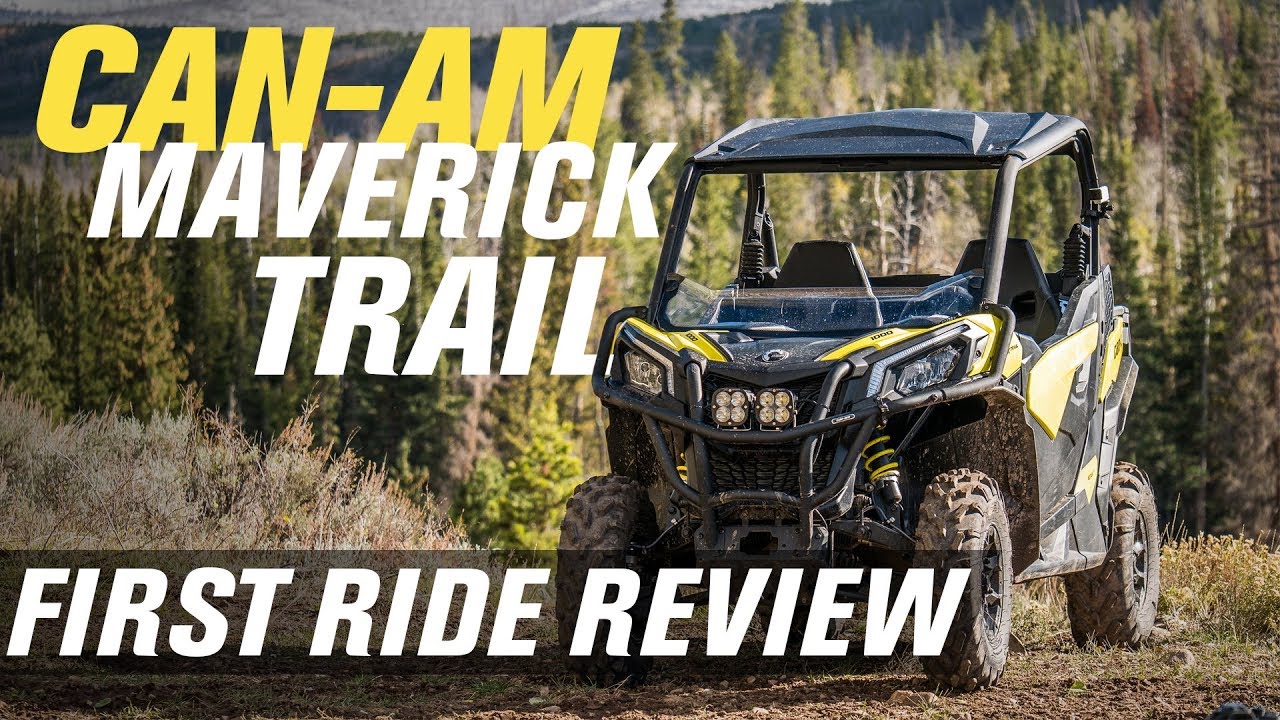 Can-Am Maverick Trail | First Ride Review - YouTube