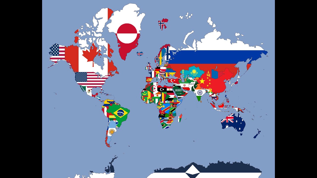 Small Scale World Flag Map but a Wheel chooses my Fate Showcase #1 ...