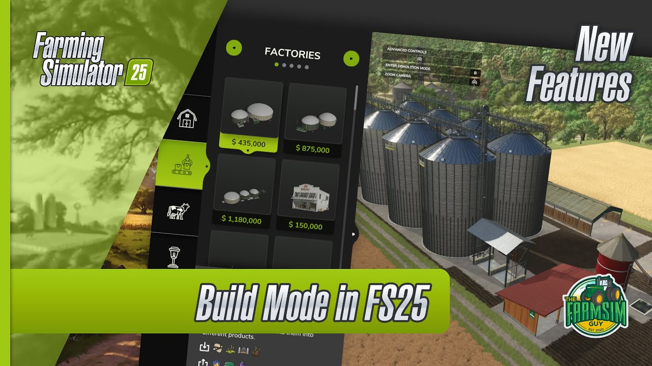 Build Mode in Farming Simulator 25 - YouTube