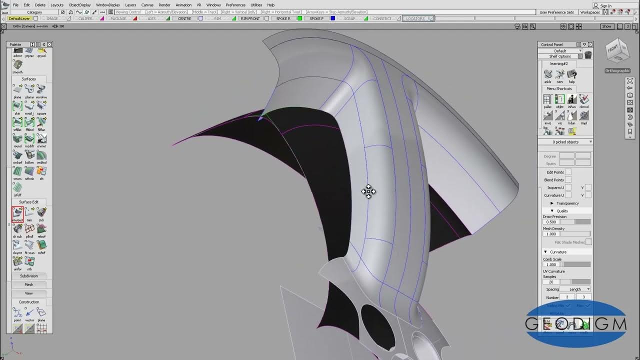 Autodesk Alias Tutorial: Wheel PART 13 - YouTube