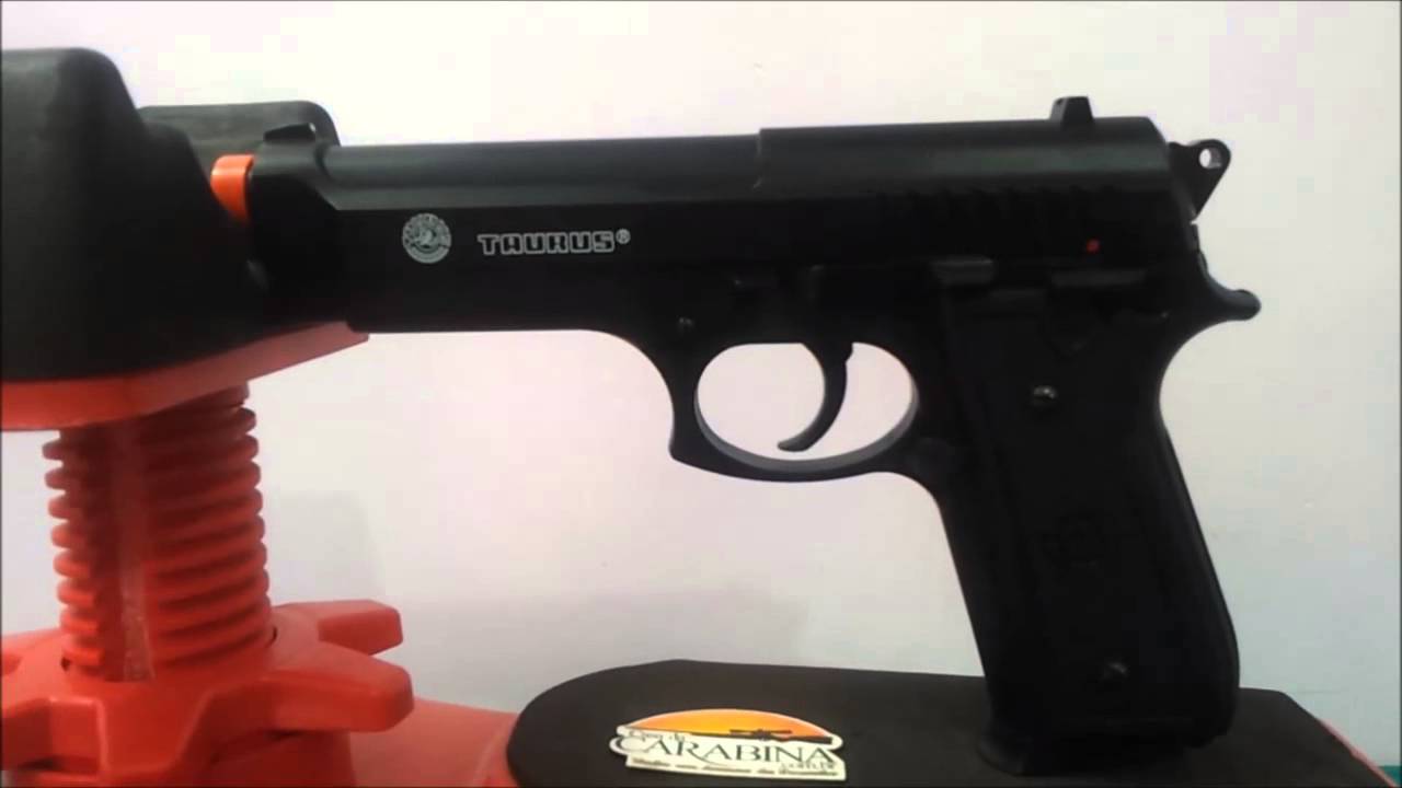 Pistola Airsoft PT92 Slide Metal - YouTube