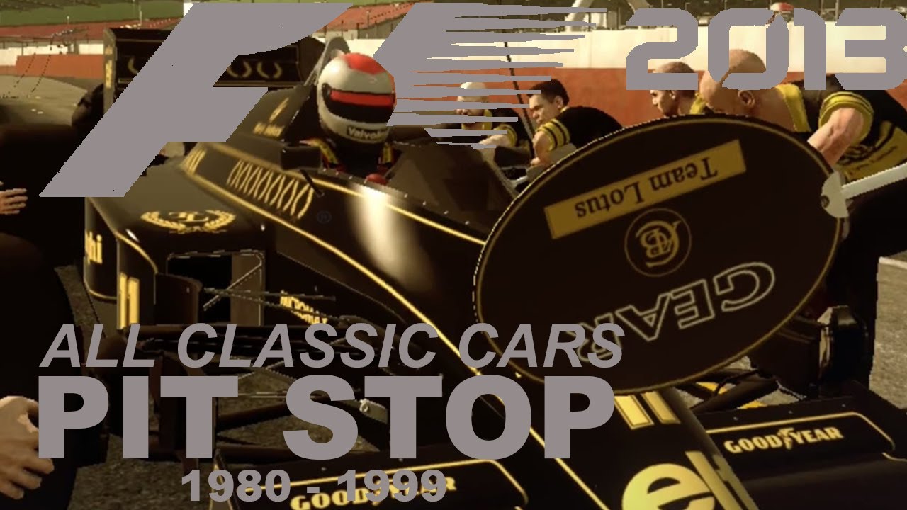 F1 2013 - All Classic Car Pit Stop | Mr. H Videos - YouTube