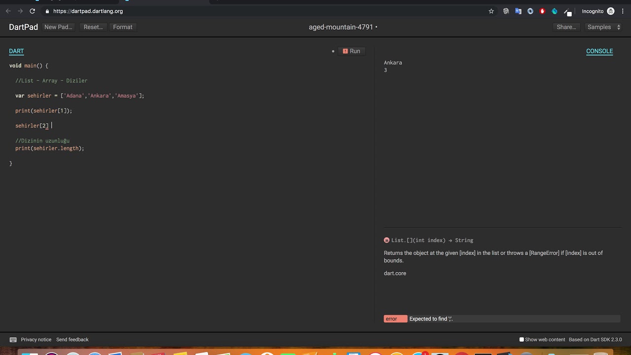 Dart List Array Diziler YouTube dart-list-array-diziler-youtube