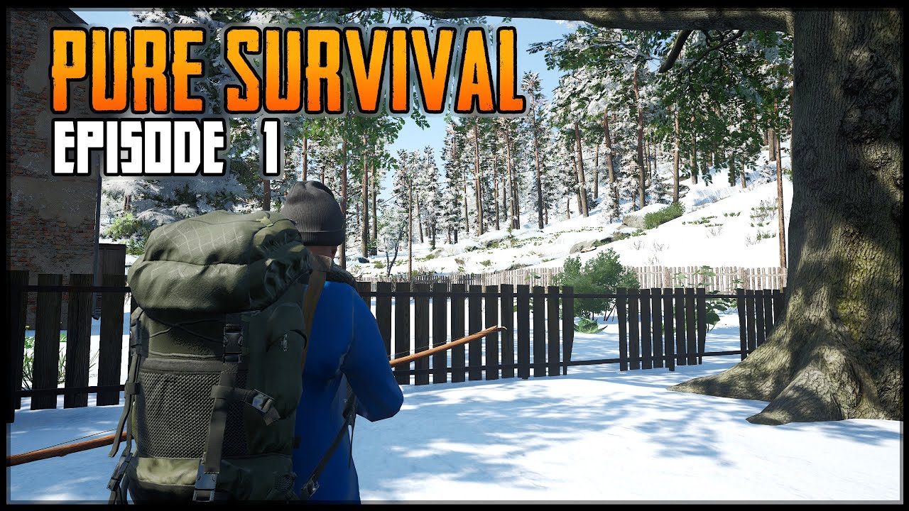 PURE SURVIVAL EPISODE 1 | SCUM | THE ABANDONED VILLAGE | SERIES 1 - YouTube