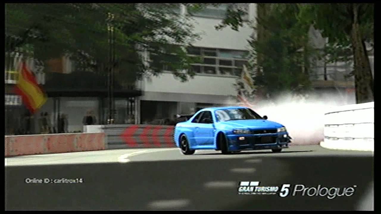 GT5 Prologue Drift - London - Mine's BNR34 Skyline GT-R N1 base '06 ...