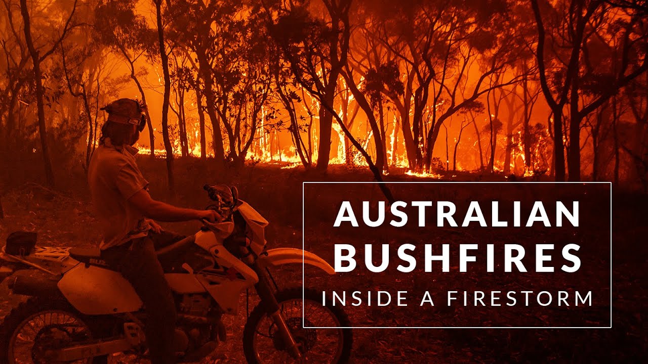 Australian Bushfires - Raw Footage from inside a Firestorm - YouTube