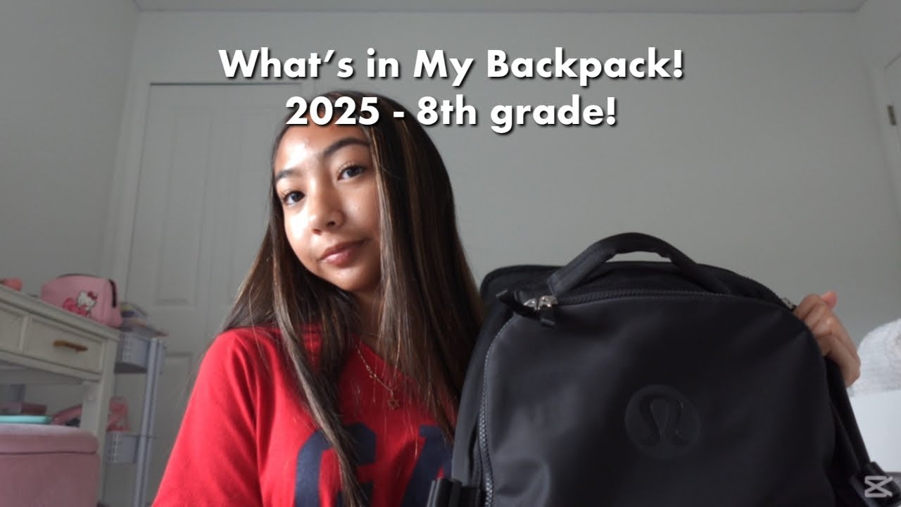 2025 What’s in My Backpack! - 8th grade edition! - YouTube