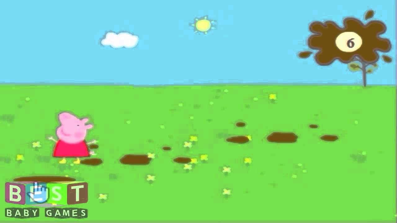 ღ Peppa Pig TV Show - Muddy Puddle (Game for Kids) - YouTube