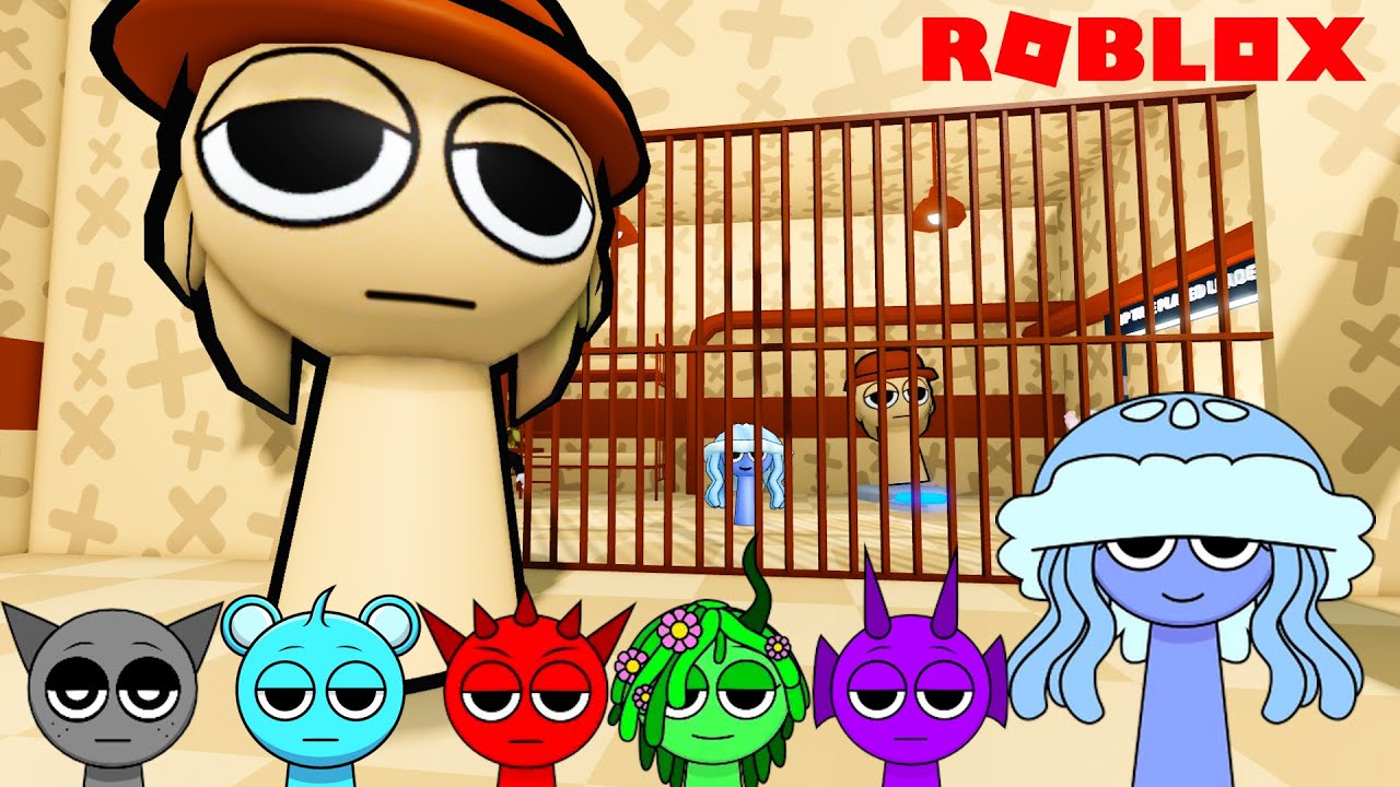 Sprunki Aurelia Plays Sprunki Tunner Prison Run Obby in | ROBLOX ...