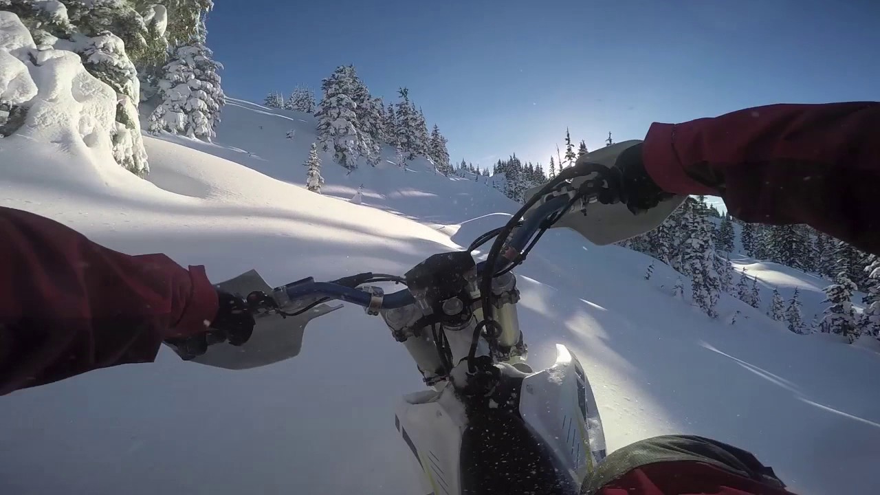 Backcountry Snowbiking - YouTube