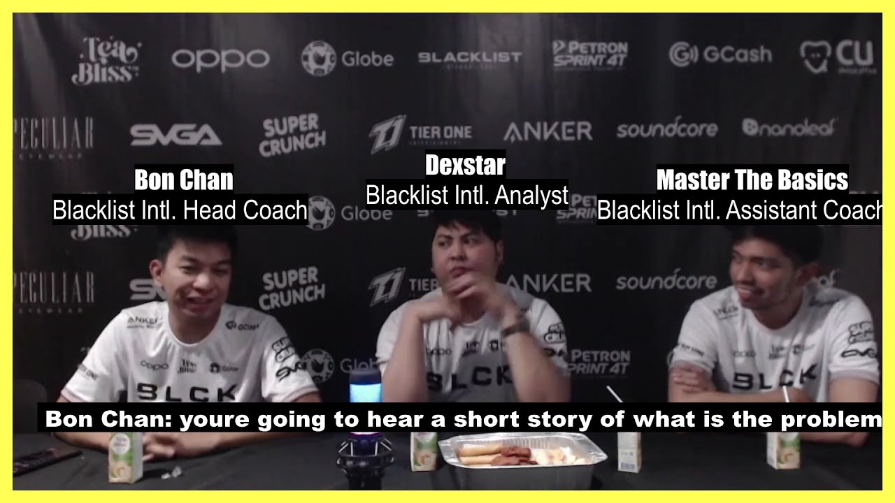 POST MATCH INTERVIEW vs TNC | Blacklist Intl. Coach Bon Chan gave a ...