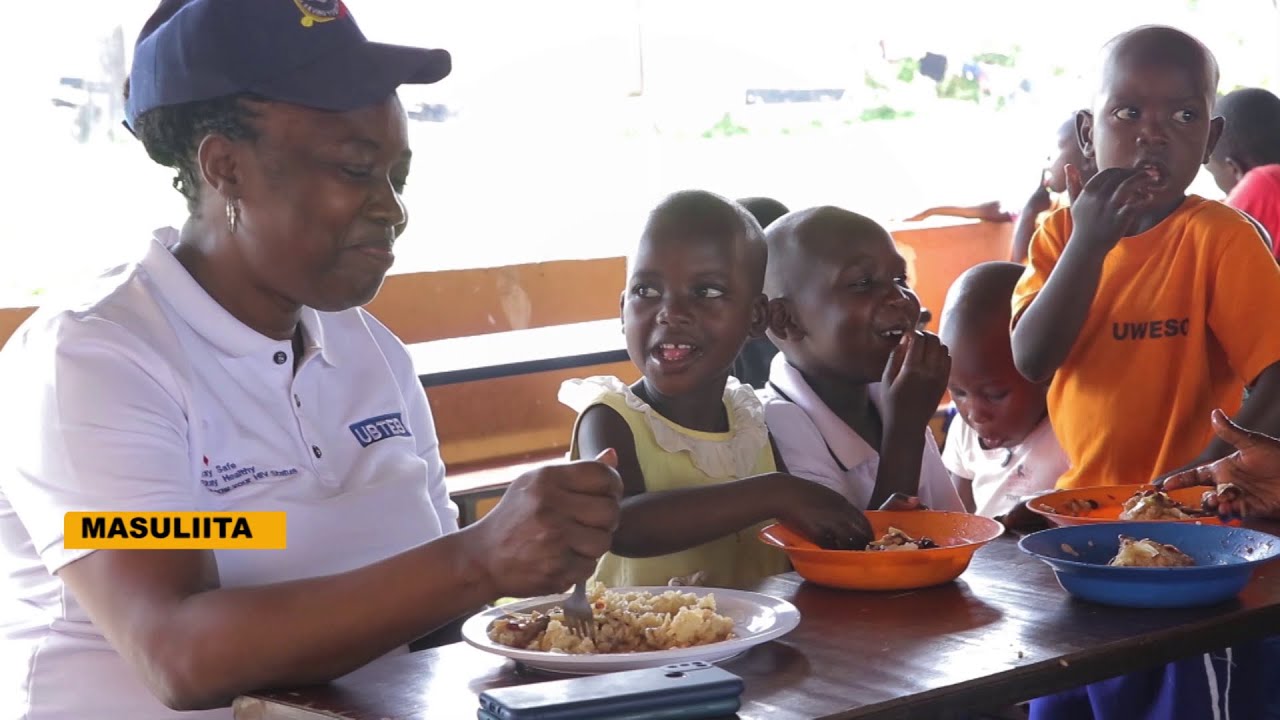UBTEB DONATES TO UWESO ORPHANS #TVET - YouTube