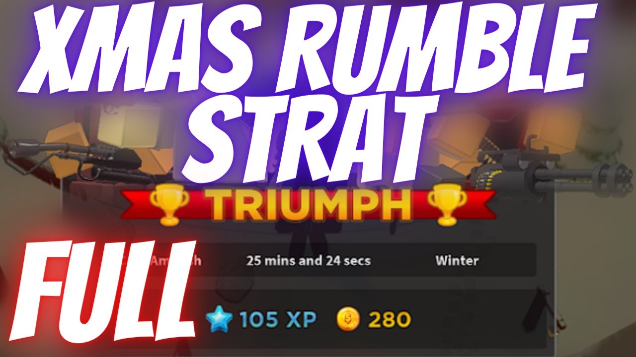 2023 Tds TRIUMPH Violent Night - Xmas rumble roblox tower defense ...