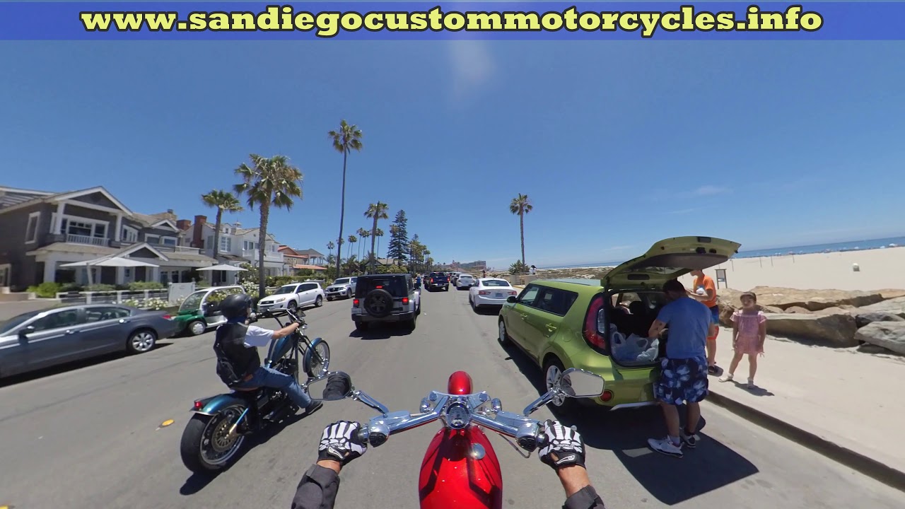 Chopper Motorcycle Ride - California Custom Motorcycles - YouTube