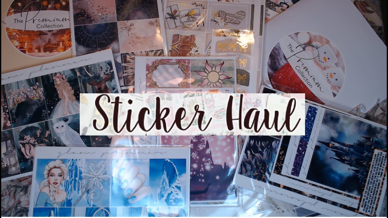 Planner Sticker Haul Part 1 Dec 2019 - YouTube