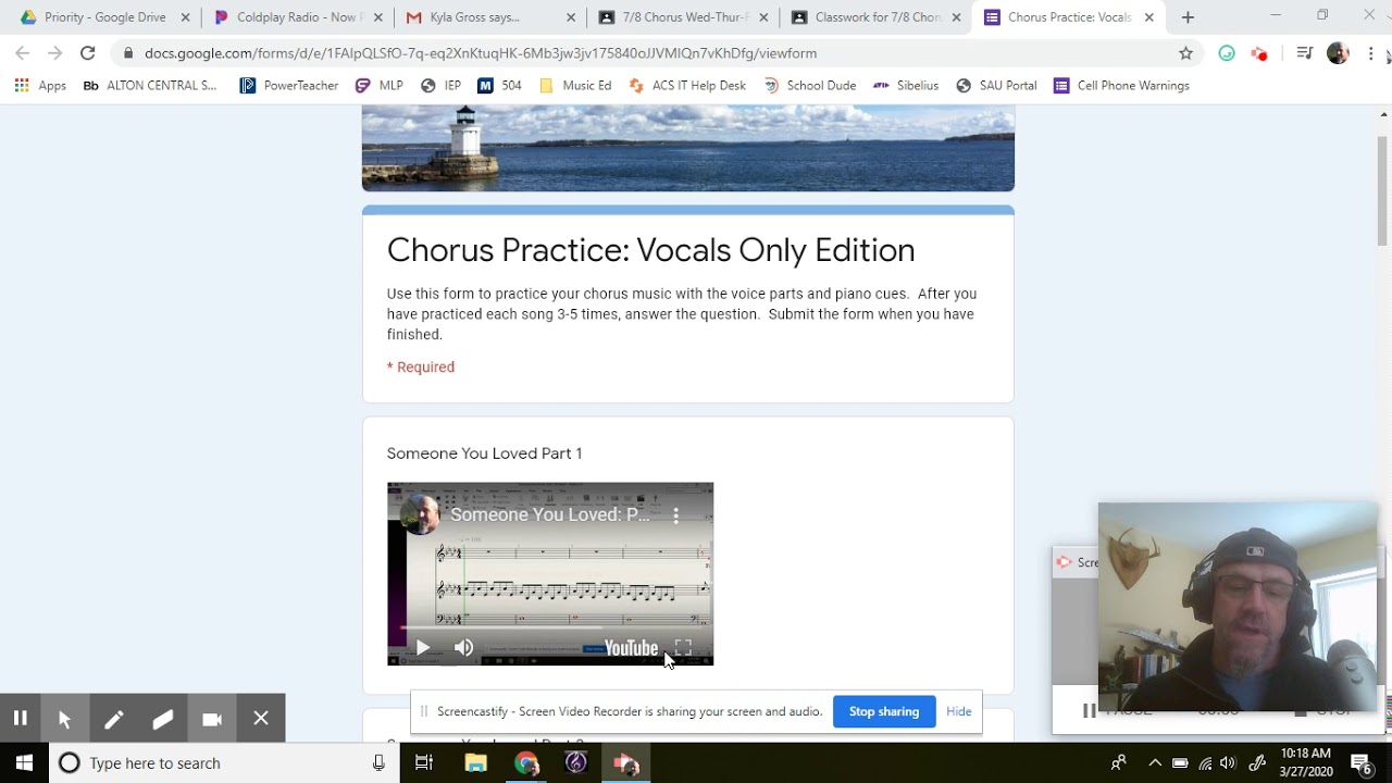 YouTube Full Screen in Google Form - YouTube