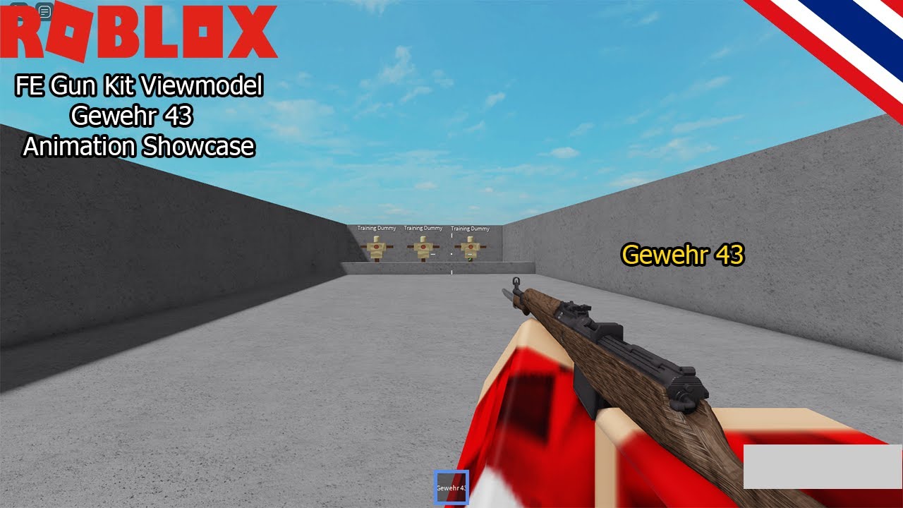 [Roblox] FE Gun Kit Viewmodel🏆[ Gewehr 43 ] Animation Showcase - YouTube