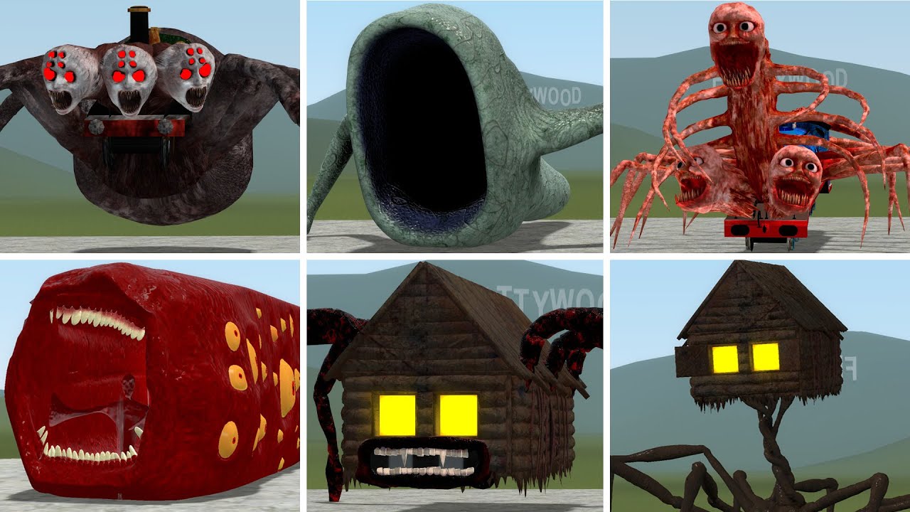 CURSED EMILY TRAIN HYDRA,SEA EATER,CURSED GORDON TRAIN HYDRA VS ALL ...