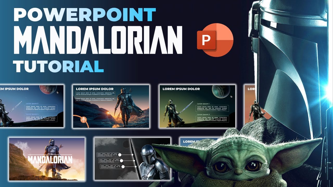 TUTORIAL POWERPOINT ANIMADO | The Mandalorian (Morph transition) - YouTube