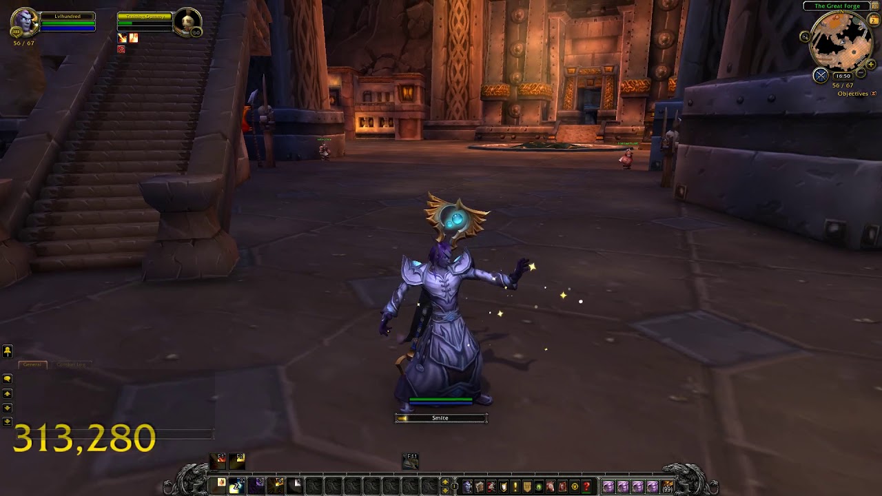 WOW Animations - Allied Races - Void Elf Discipline Priest (male) - YouTube