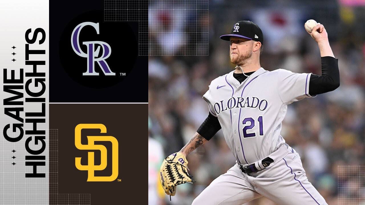 Rockies vs. Padres Game Highlights (3/31/23) | MLB Highlights - YouTube