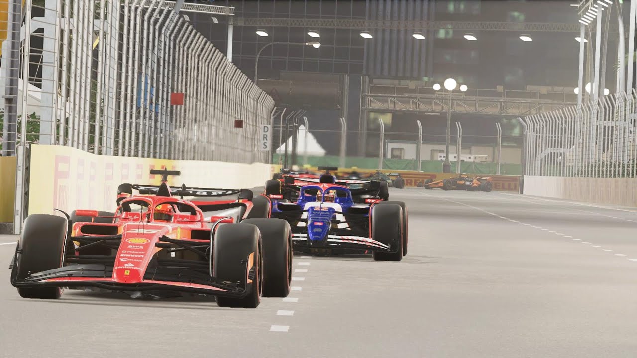 DC1-18 角田裕毅になって荒ぶる Singapore | F1 24 EA Sports - YouTube