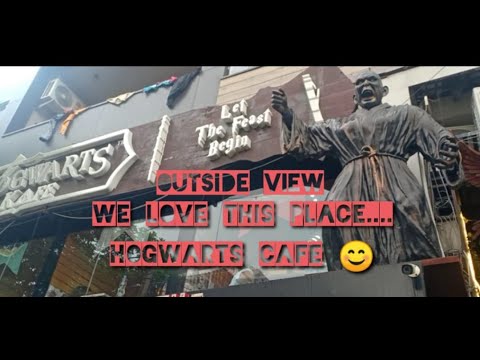 HOGWARTS CAFE ....outside view..... based on harry potter - YouTube
