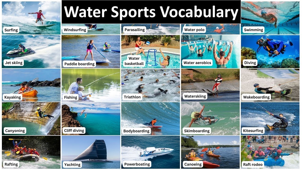 Want to MASTER Water Sports Vocabulary? Watch This - YouTube