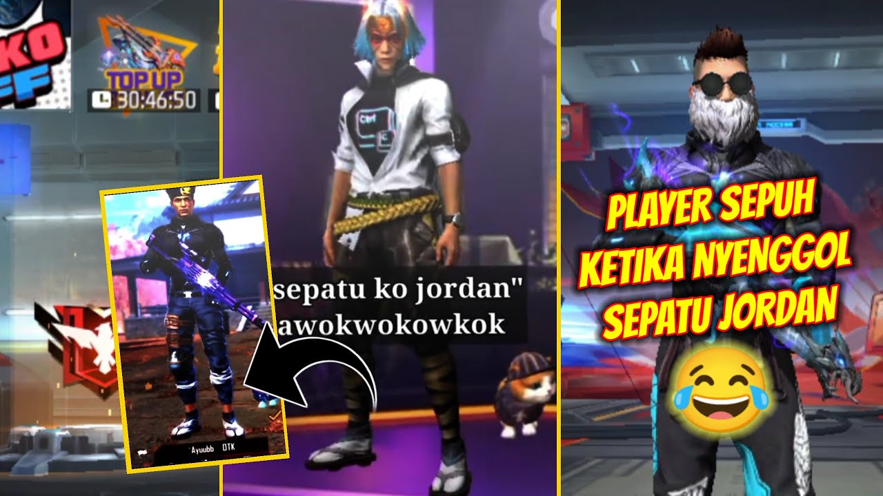 KETIKA PLAYER SEPUH EPEP NYENGG0L SEPATU KOK JORDAN 🤨 - YouTube