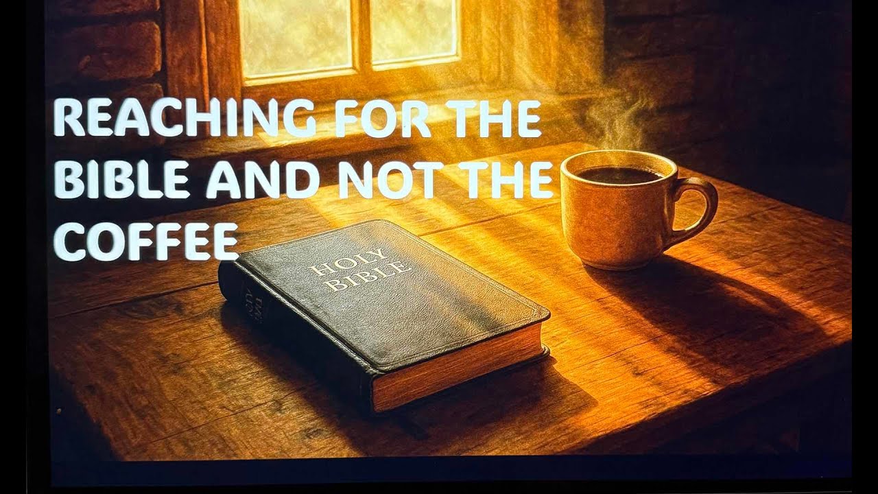 Reaching For the Bible and Not the Coffee - YouTube