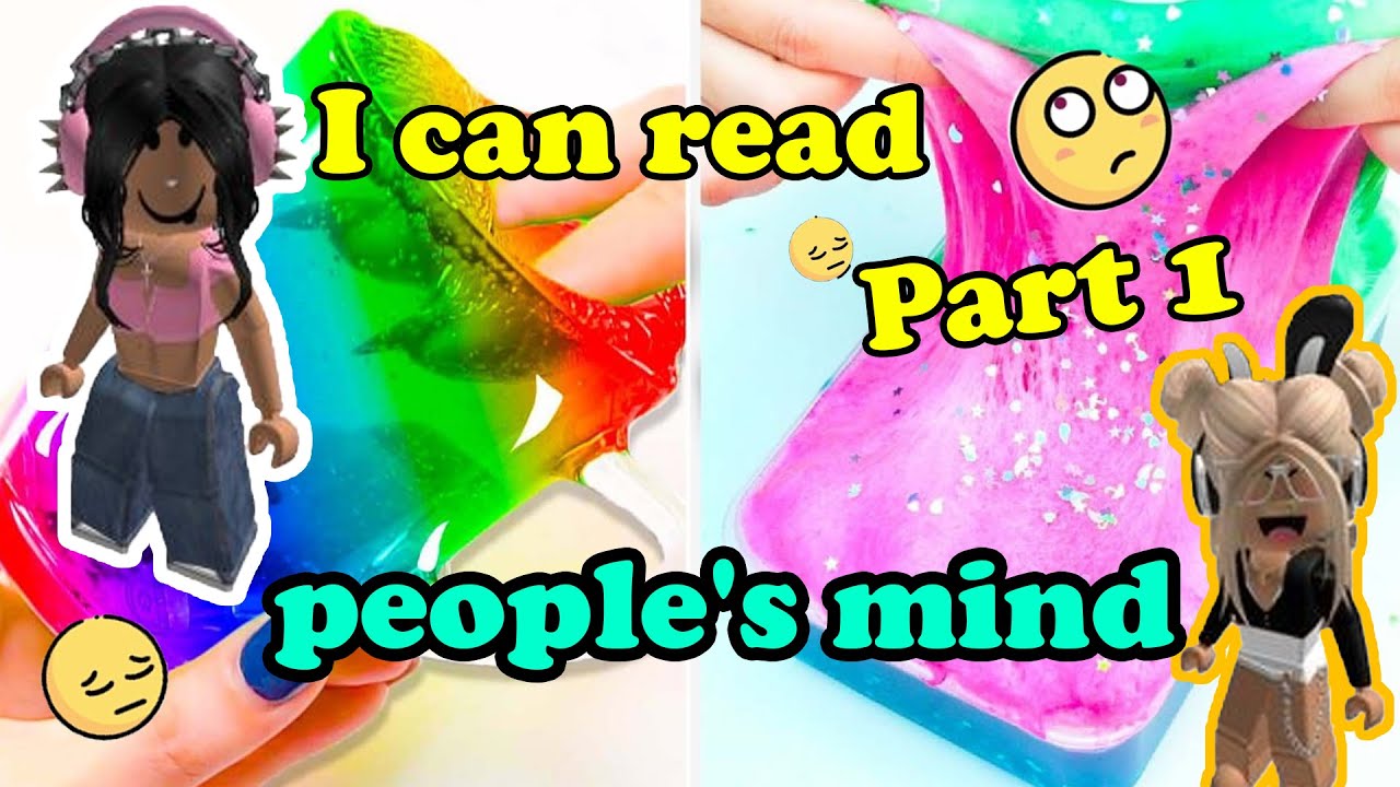 TEXT To Speech Emoji Roblox 🌈 I can read people's mind (Part 1) 😱 Slime ...