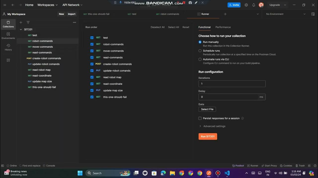 Connecting to backend |Postman |demonstration video - YouTube