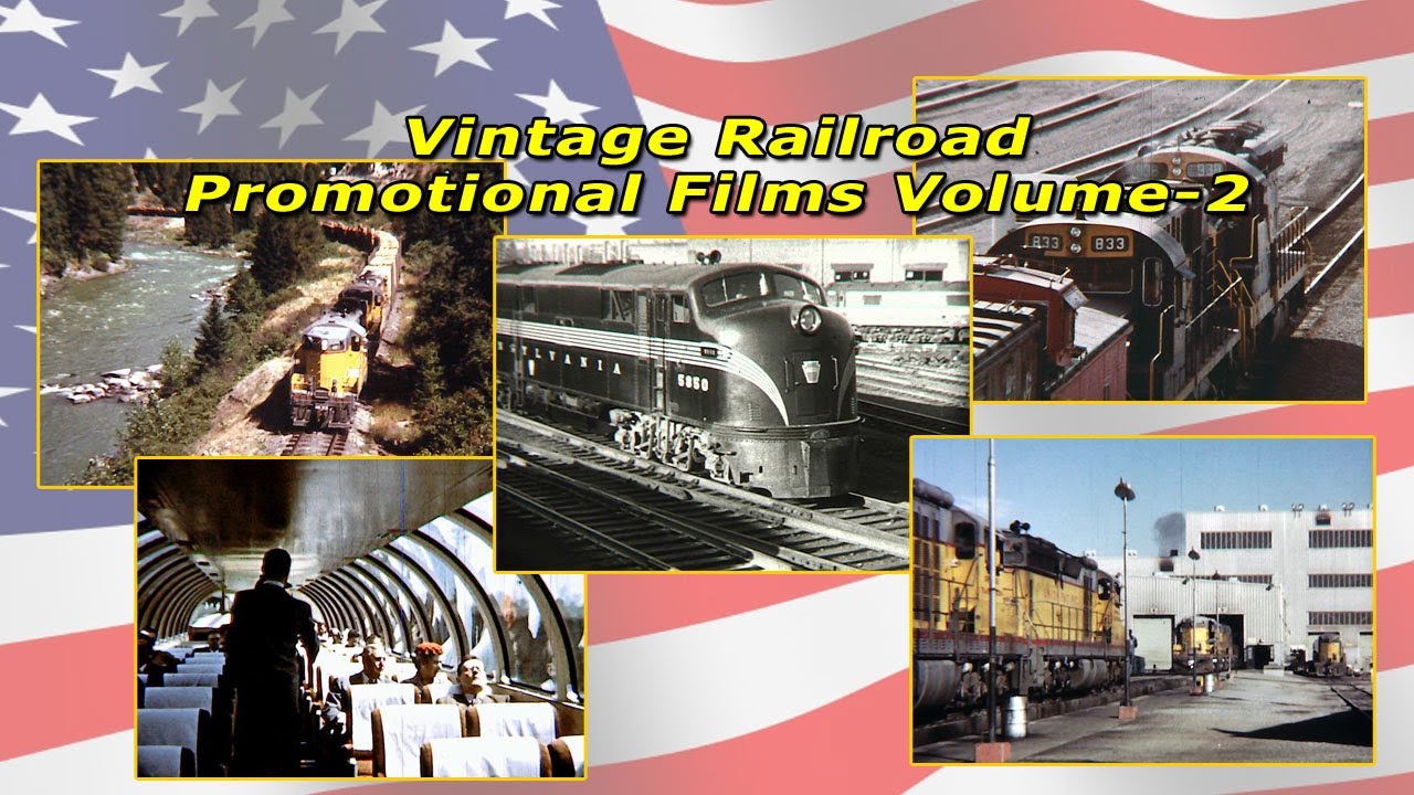 Vintage 1950s Railroad Promotional Films Volume-2 - YouTube